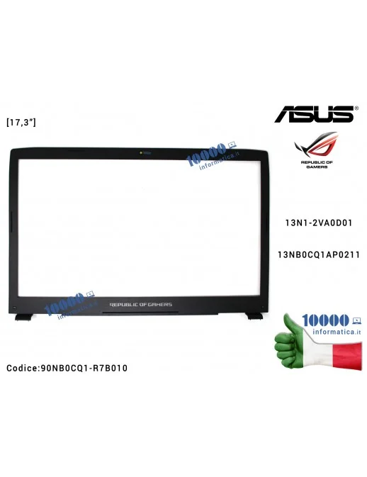 90NB0CQ1-R7B010 Cornice Display Bezel LCD ASUS ROG Strix GL702V GL7...